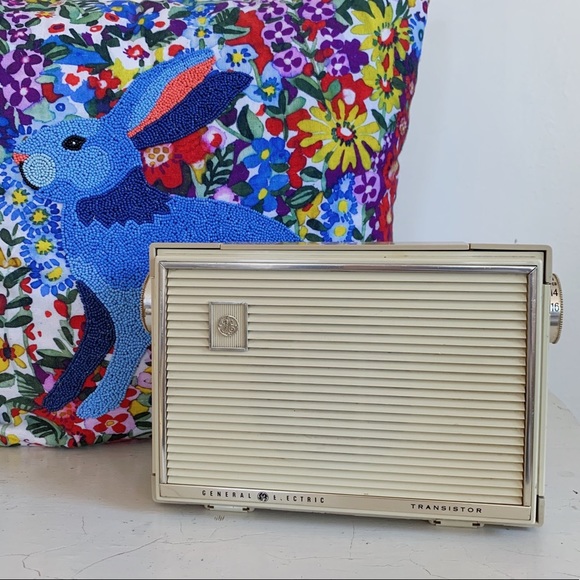 Vintage | Accents | Vintage General Electric Radio Yellow Transmitter ...
